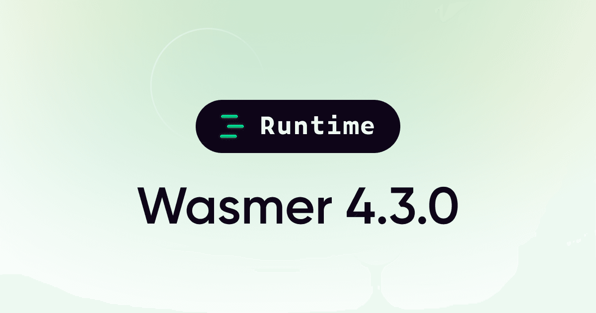 Introducing Wasmer 5.0 · Blog · Wasmer